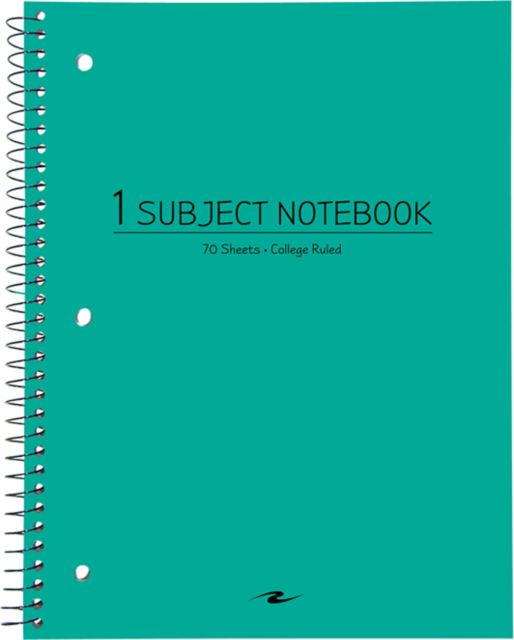 NOTEBK 10.5x8 70SH 1SUB TEAL | Roaring Spring | Pennsylvania Highlands ...